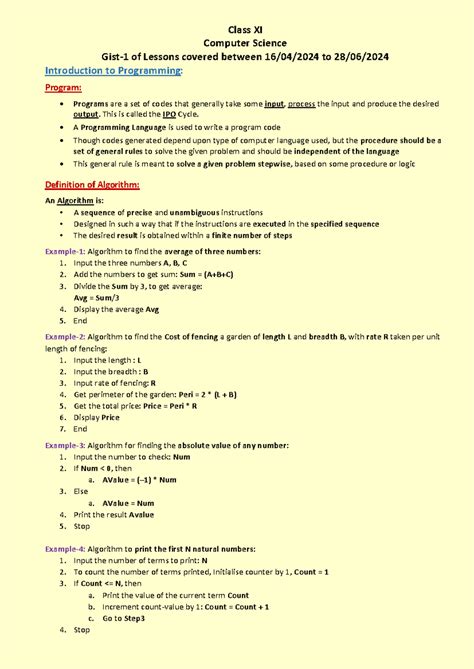 Computer Science Python Basics Of Programming Data Types In Python