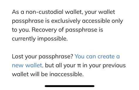 Pi Wallet Passphrase Lost R Pinetwork
