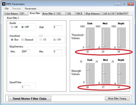 Dm368 Image Tuning Tool And Noise Filter Processors Forum Processors Ti E2e Support Forums