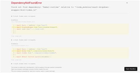 react dropdown wrapper examples codesandbox