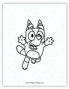 Cute Bluey Drawing Ideas Cute Things To Draw