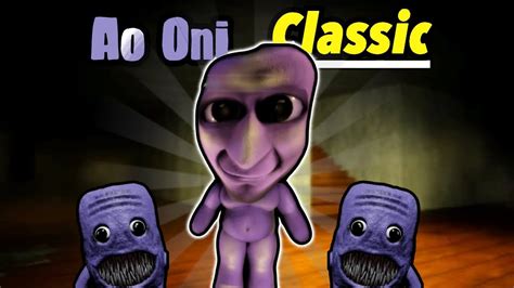 New Ao Oni Classic Skin Showcase Gameplay Pillar Chase 2 Youtube