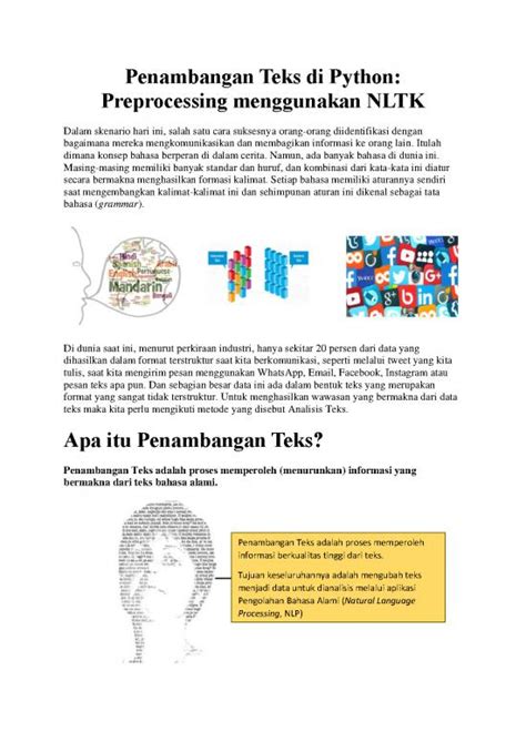 Python Pdf 179486 Husni Penambangan Teks Di Python Preprocessing