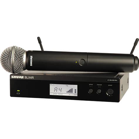 Sistema Inalámbrico Portátil Shure Blx24r Con Micrófono Sm58