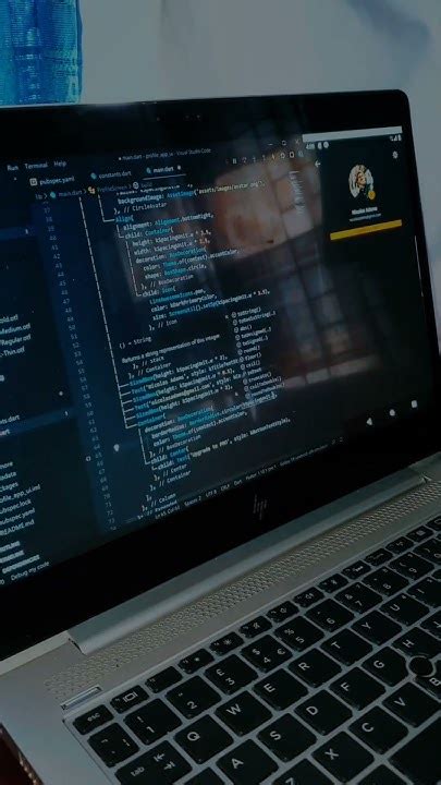 Flutter Profile Ui Speed Code Youtube