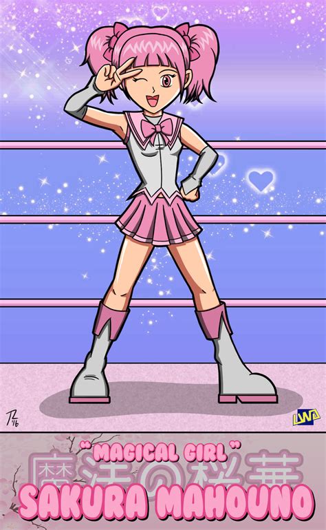 Magical Girl Sakura Mahouno By Mayydayy On Deviantart