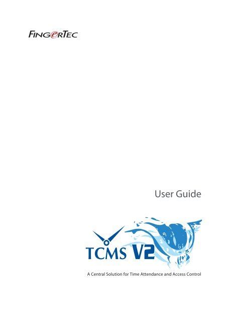 tcms v2 software user manual fingertec