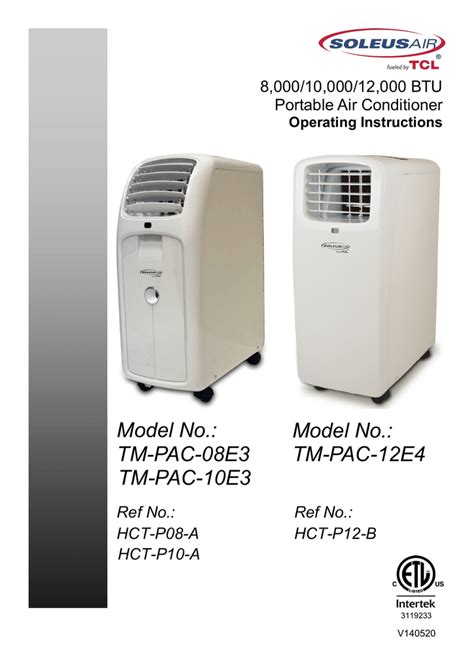 Intertek 3119233 Heating And Air Remote Control User S Manual Alttree