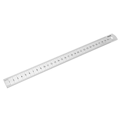 Wincal Metal Straight Edge Rulers Stanley Steel Ruler 30cm Double Sided Stainless Steel Metric