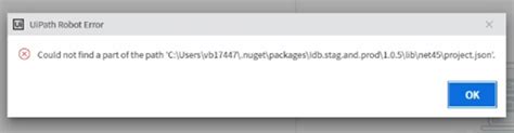 Error Robot Error In Uipath Assistant Studio UiPath Community Forum