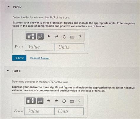Solved Set P1 2 5kn P2 4 5kn Determine The Force In Member