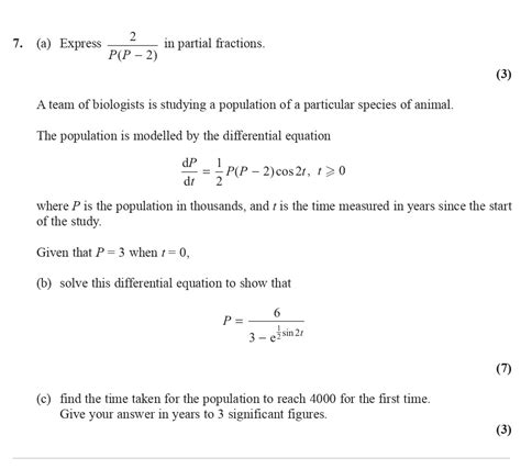 A Level Edexcel Maths Pure Rational Expressions A Express Frac P P