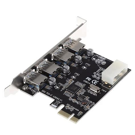 Eastvita 4 Port Pci E To Usb 30 Hub Pci Express Expansion Card Adapter
