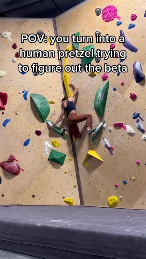I Got All Tangled Up Trying To Climb This V4 Boulder Rock Climbing Bouldering Indoor Climbing