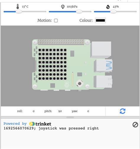 Raspberry Pi Sense Hat Joystick Controls And Event Based Programming