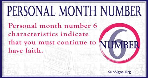 Numerology Personal Month Numbers Monthly Lessons