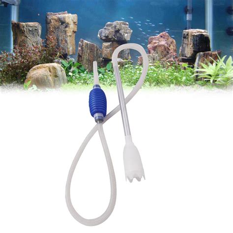 Badu Bg Инструмент за почистване на чакъл за аквариумни рибки Сифон