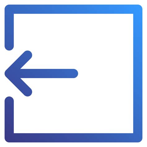 log out generic gradient icon