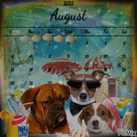 Welcome August 2023 Free Animated  Picmix