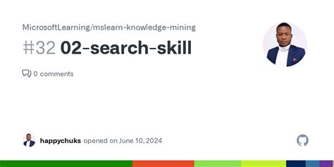 Search Skill Issue Microsoftlearning Mslearn Knowledge Mining Github
