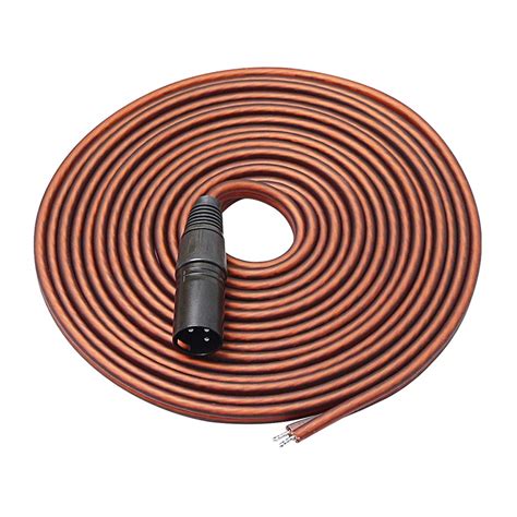 Xlr Speaker Cable Speaker Bare Wire To Xlr Plug Gold Plated Xlr 3 Pin