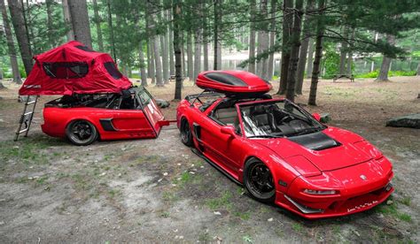 Custom Acura Nsx Camper With Unique Nsx Trailer Civic Camping Red