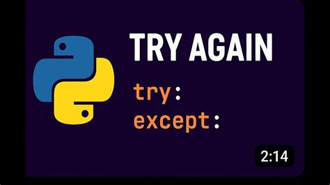 Learn Python Error Handling With Music Catchy Tryexcept Song For