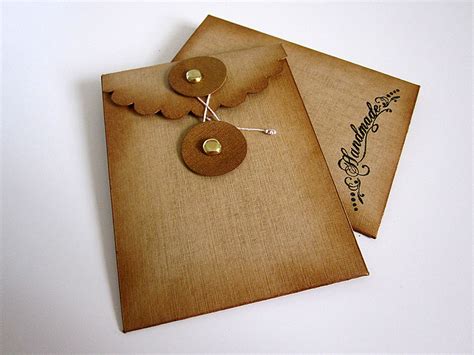 Clayguana An Envelope With A Button String Closure Tutorial