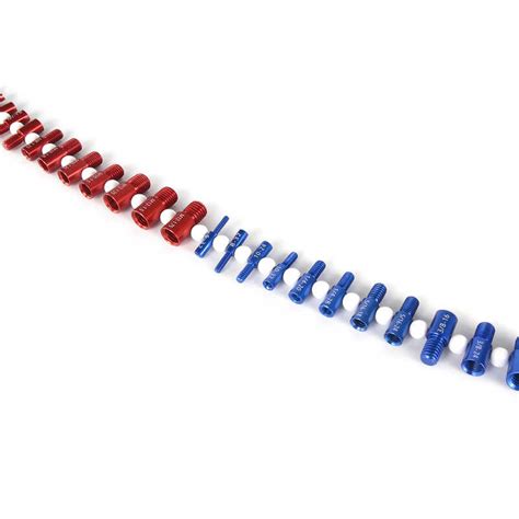 Detachable 26pcs Inch Metric Nut And Bolt Size Gauge Universal Checker Thread Measuring Tool