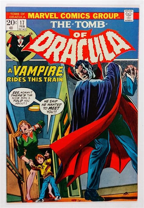 Tomb Of Dracula 17 Blade Is Bitten By Dracula Comic Books Bronze