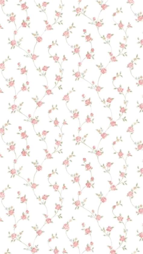 Floral Coquette Dollette Wallpaper