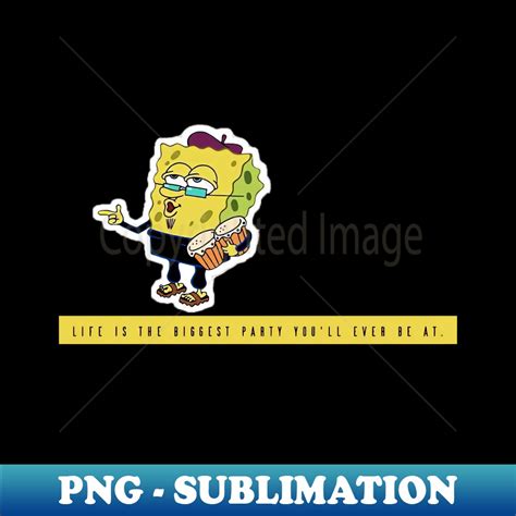Chill Spongebob High Resolution Png Sublimation File Unl Inspire