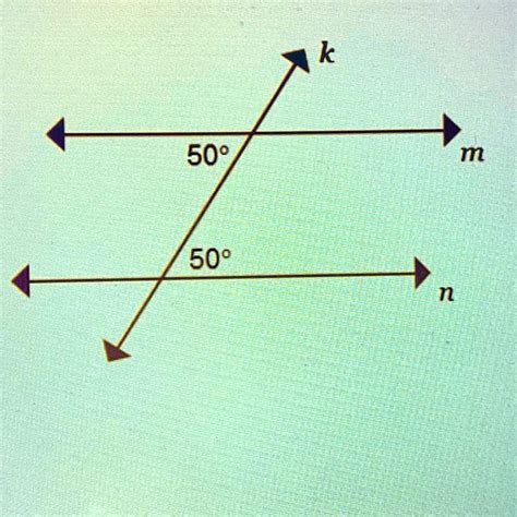 Which Theorem Correctly Justifies Why The Lines M And N Are Parallel When Cut By Transversal K