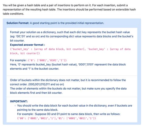 Solved Initial Hash Table Representation 0 0111