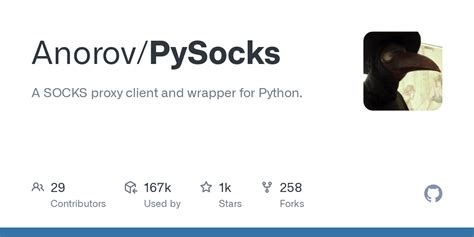 GitHub Anorov PySocks A SOCKS Proxy Client And Wrapper For Python