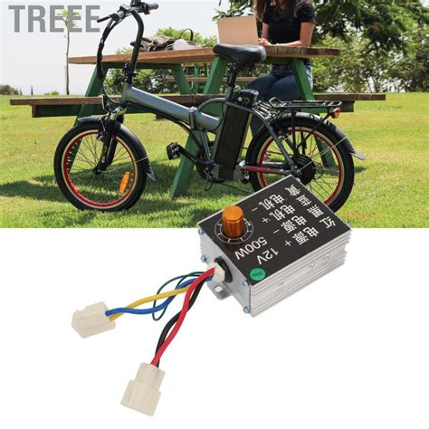 Treee ตัวควบคุมความเร็วมอเตอร์แบบแปรงถ่าน 12v500w พร้อมโซ่ 410 รุ่น 13t Sprocket Shopee Thailand