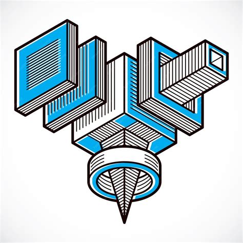 Premium Vector 3d Design Abstract Vector Dimensional Cube Shape
