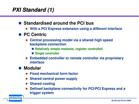 PPT Comparing LXI And PXI For Switching Applications PowerPoint Presentation ID