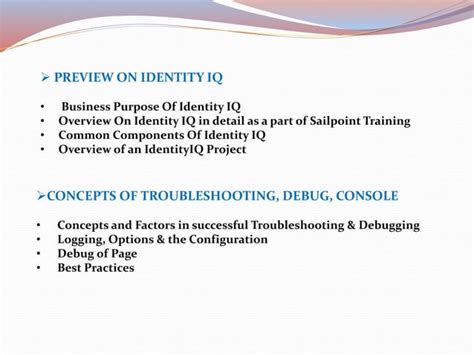 Sailpoint Training Best Sailpoint Identityiq Online Course Got Pptx Technology And Computing