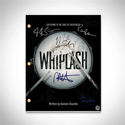 Whiplash Script Limited Signature Edition Rare T