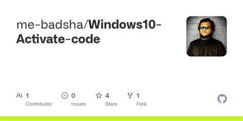 github me badsha windows10 activate code