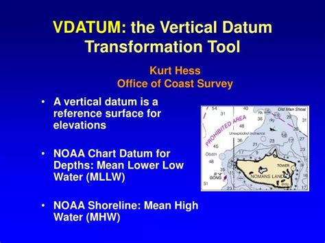 PPT VDATUM The Vertical Datum Transformation Tool PowerPoint