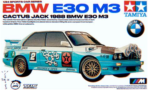 Travis Scott Cactus Jack 1988 Bmw E30 M3 Tamiya Model Kit Package