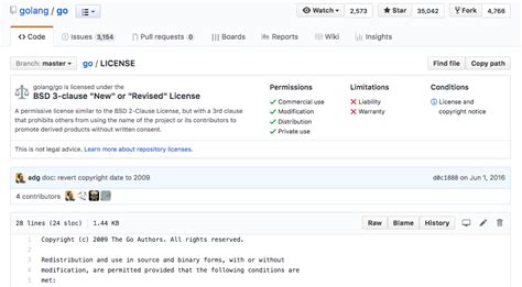 Github Doesn T Automatically Recognize Our License Type Issue Golang Dep Github
