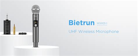 Amazon Com Wireless Microphone Singing Karaoke Plug Play Dual Cordless Dynamic Handheld