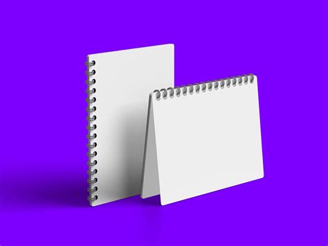 Spiral A5 Notebook Mockup The Free Mockup