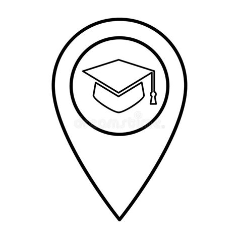 School Hat Map Icon Stock Illustrations 1459 School Hat Map Icon