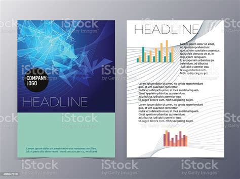 추상적임 색상화 기하학적 패턴 브로셔 디자인 템플릿 Vec 0명에 대한 스톡 벡터 아트 및 기타 이미지 0명 2015년 3단 브로슈어 Istock