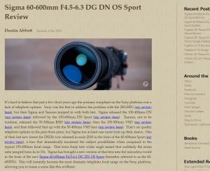 60-600mm F4.5-6.3 DG DN OSは最もソニーに近い解像性能のレンズ - とるなら