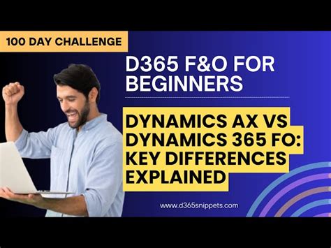 Dynamics Ax Vs Dynamics 365 Fo Key Differen Open Video